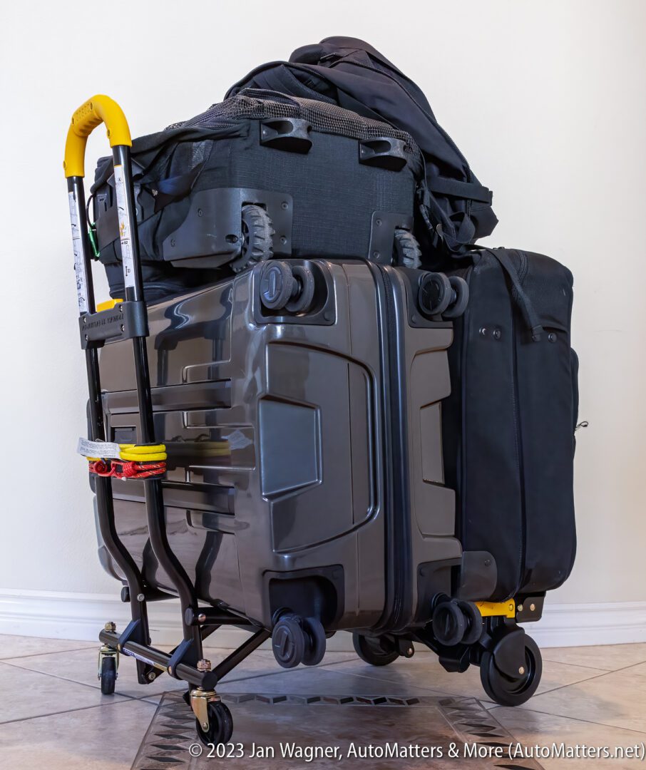 Compact COSCO cart makes hauling luggage to your hotel room easy (plus ...