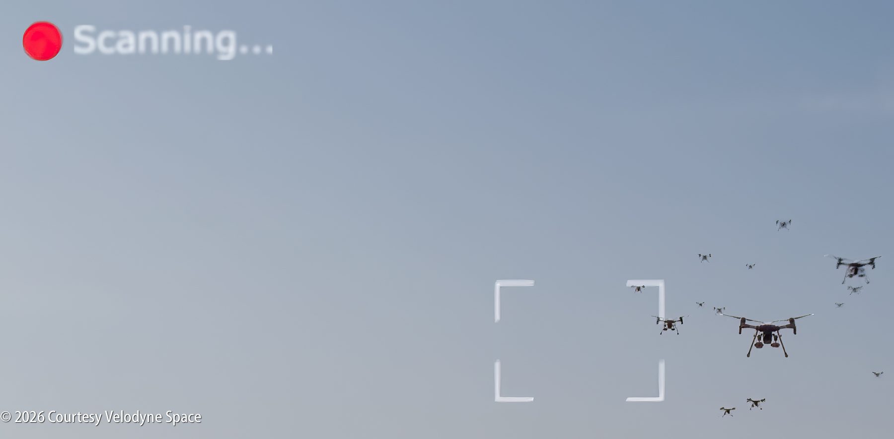 Velodyne Space vehicle-mounted drone-catching system at CES 2026 ...