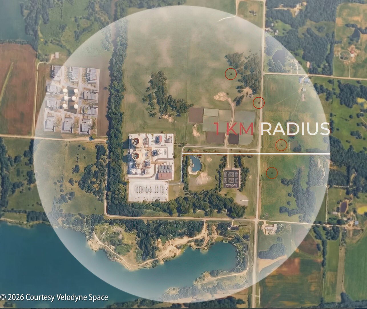 Velodyne Space vehicle-mounted drone-catching system at CES 2026 ...